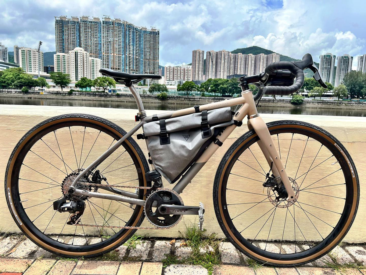 Double Ace Titanium All Road Bike | Cerakote Frameset (Desert Sand /Sa ...