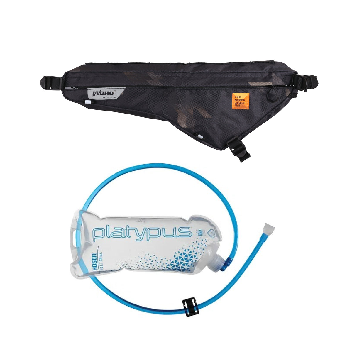 XTOURING Frame Bag + PLATYPUS HOSER™ Reservoir Hydration Bundle – WOHO ...